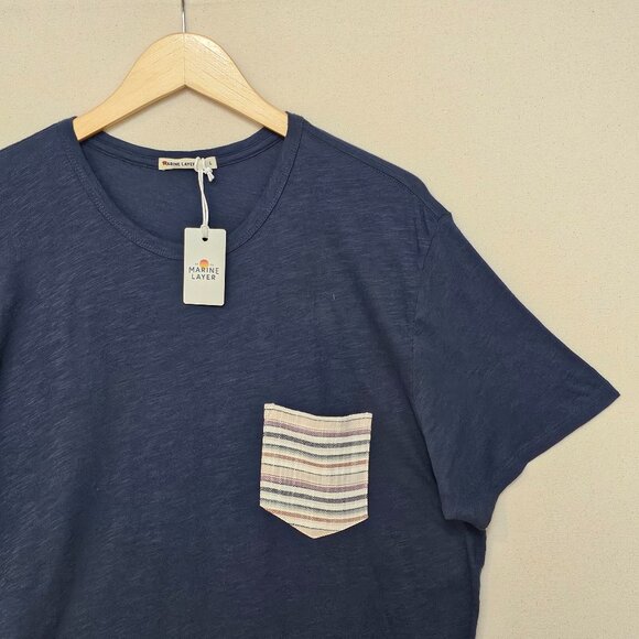 Marine Layer | Shirts | Nwt Marine Layer Pocket Tee L | Poshmark